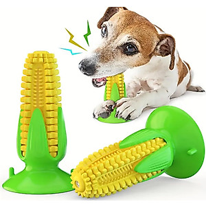 Corn-Shaped Dental and Treat Stick for Dogs Puppies Pigs Rabbits and Other Small Animals
