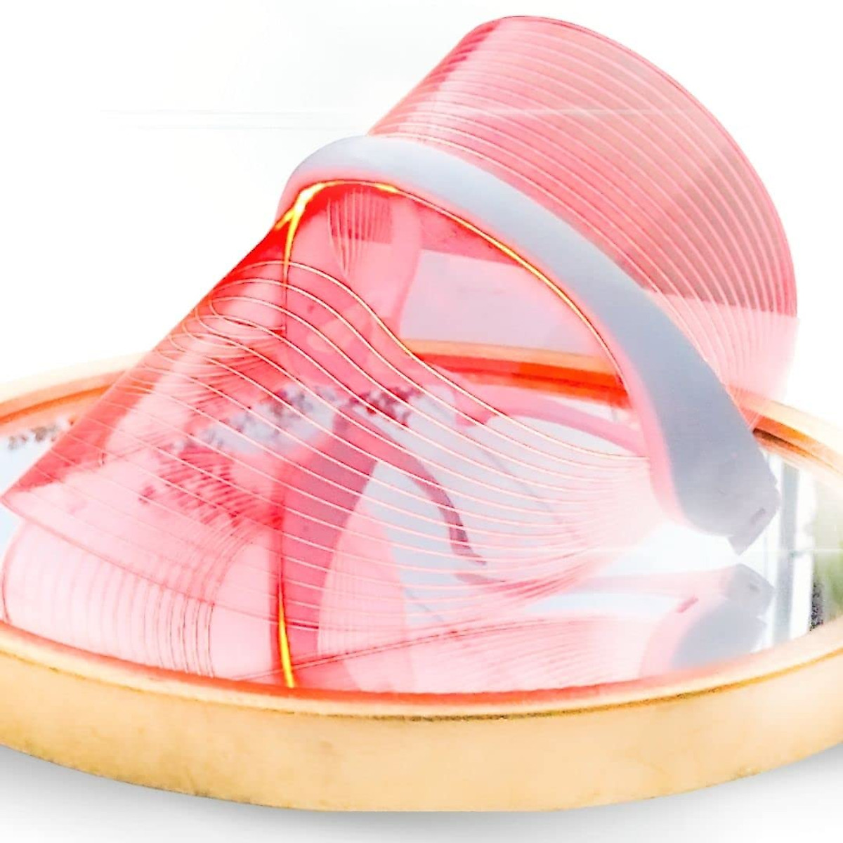 Skin Mantra LED Light Therapy Mask – 3 Colors LED Mask Therapy Facial for Total Skin Repair and Glowing Skin – Professional At-Home LED Skin Care Mask – Lightweight and Portable Facial Care Mask