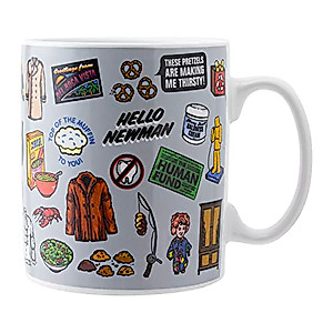 Paladone Seinfeld Merchandise Ceramic Coffee Mug | Gifts for Seinfeld Gifts for Fans of the TV Show