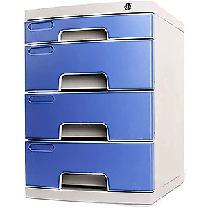 Storage Cabinet with Drawers Floor Storage Cabinet Flat File Cabinet Storage, Desktop Drawer Cabinet, Size 11.6''x 15.5''x 16.9'', Drawer Organizer 4/5/6/7/8/11 Layers, with Lockable Environmentally F