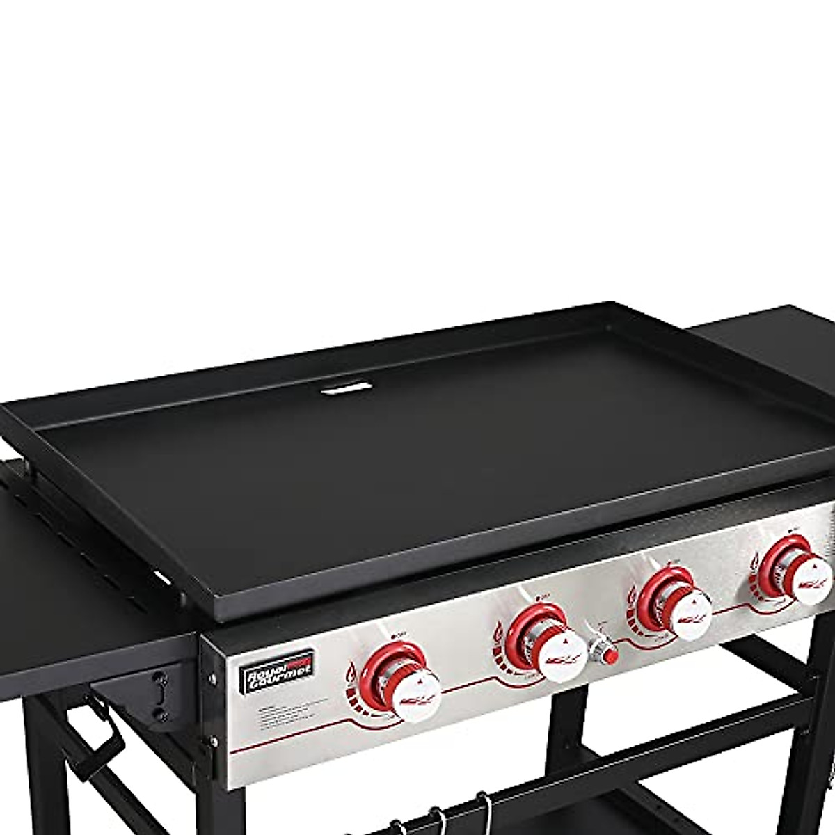 Royal Gourmet BBQ Propane Gas 36 Inch Grill Outdoor 4 Burner Flat Top Griddle Grills with Protect Cover, Camping Garden Backyard Cooking, Black, GB4000C