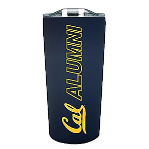 The Fanatic Group University of California, Berkeley Alum 18 oz. Double Walled Stainless Steel Soft Touch Tumbler - Navy