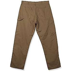 Wrangler Authentics Men's Fleece Lined Carpenter Pant,Autumn Khaki,36W X 34L