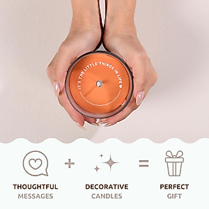 Folkulture Fall Candles for Home Scented, 7.06 Oz Soy Wax Fall Scented Candle Jar, Candle Gifts for Women, Odor Eliminating & Non - Toxic Candle, Large Pumpkin Candle - 50 Hr Burn Time