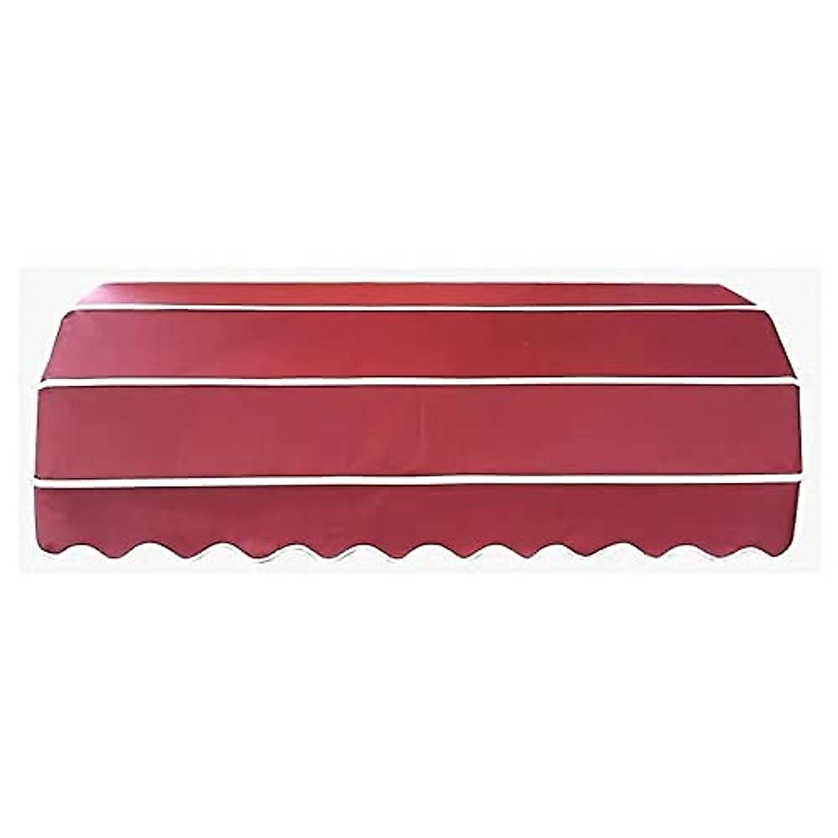 Door Canopy/Entry Awning/Window Awning with Sun Brella Canvas, Foldable Galvanized Bracket, Fully Assembled (Color : Red, Size : 80x60x60cm)
