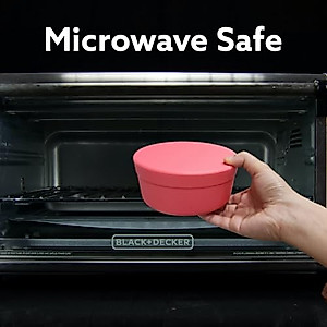 Wilmington Steelwares Silicone Food Storage Containers With Lids (Deja Blue)