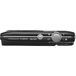 Nikon Coolpix S2800 Point and Shoot Digital Camera with 5X Optical Zoom (Black) International Version No Warranty