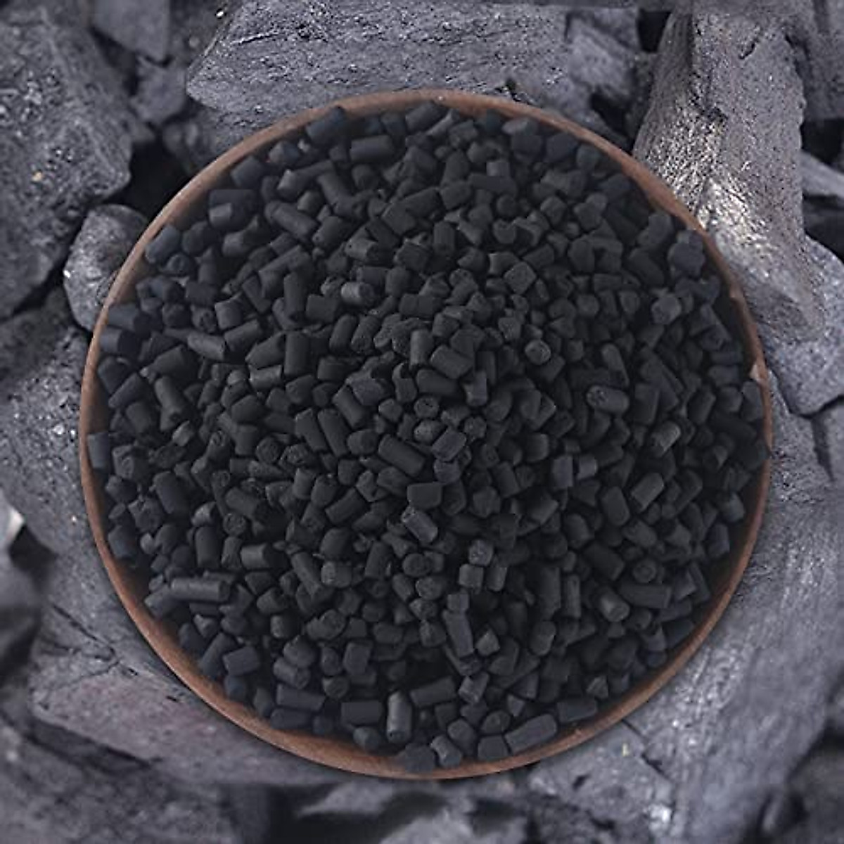 Minxue Activated Carbon Aquarium Bamboo Charcoal Pellets Clear Than Coal Filter Media Accessories with mesh Bag