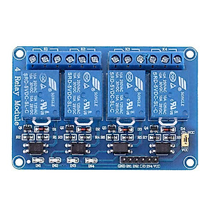 Gump's grocery 5V 4 Channel Relay Module with Optocoupler for Arduino UNO R3 MEGA 2560 1280 DSP ARM PIC AVR STM32 Raspberry Pi
