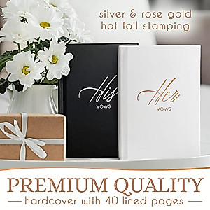Vow Books with Ring Box for Wedding Ceremony, Vow Books for Wedding, Vow Book, Wedding Vow Books, Vow Books His and Hers, Vows Book, Wedding Vows, Wedding Vows Book, His Her Vows Book