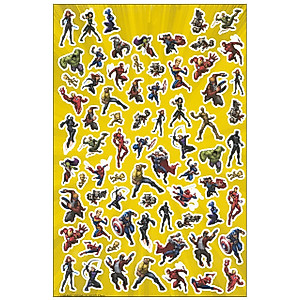 Avengers Coloring Book Set Bundle with Avengers Stickers and Superhero Door Hanger (Avengers Classic)