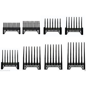 Oster 8 Piece Universal Clipper Guide Attachment Combs Set Fast Feed 76926-800