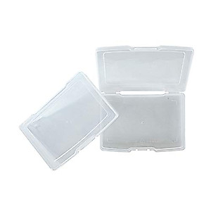 Photo and Craft Keeper – Organize Photos, Jewelry, Electronic Cords, Scrap Paper – 16 Cases Inside 1 Convenient Carrying case – Holds up to 1600 Photos (Clear)