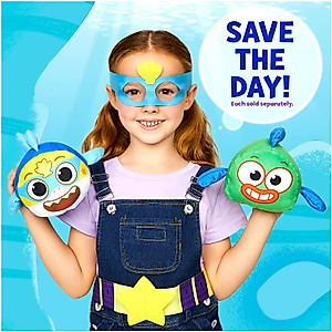 WowWee Baby Shark's Big Show! Reversible Plush Baby Shark Turns Into Super Shark – Flip Plushie Toys for Toddlers