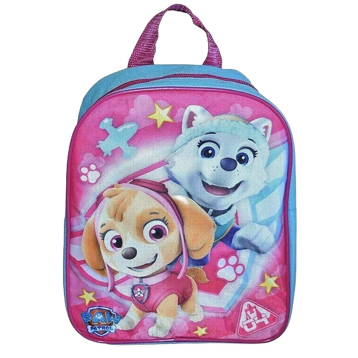Ruz Paw Patrol Little Girl 10 Inch Mini Backpack (Blue-Pink)