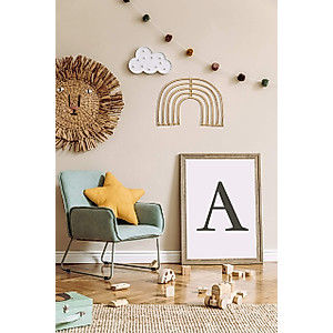 Lucky Love Rattan Rainbow Nursery Decor & Mountain Decor| Baby Room Wall Decor for Baby Girl or Baby Boy