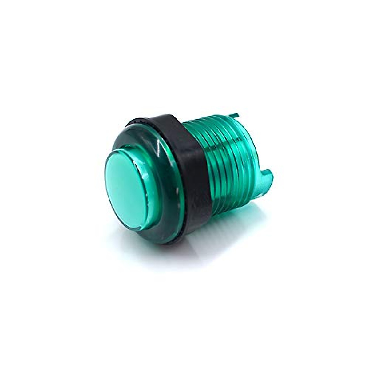 Arcity 8 Pcs Arcade LED Push Buttons Illuminated Light 6 × 30mm Buttons + 2 × 24mm Buttons with Built-in Microswtich for Arcade Machine Video Game Console DIY Jamma MAME Raspberry Green New