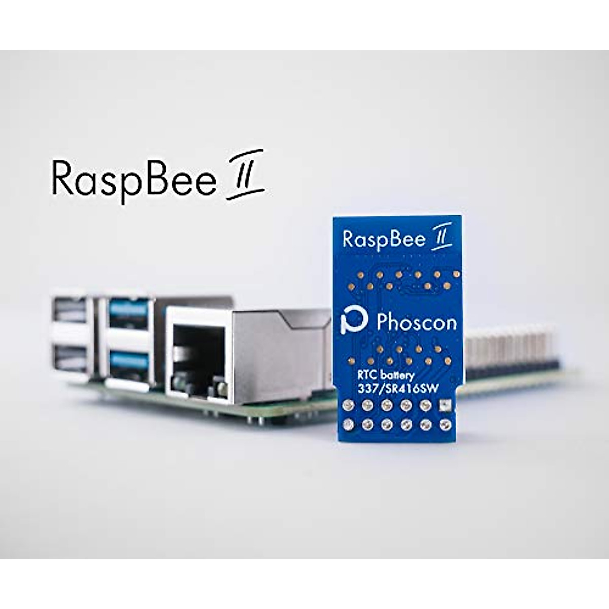 Phoscon RaspBee II - Universal Raspberry Pi Zigbee 3.0 Gateway, Includes deCONZ App, Home Automation, Home Assistant, ioBroker, Zigbee2MQTT