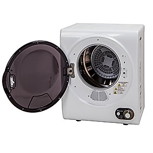 Magic Chef Compact Electric White MCSDRY15W 1.5 cu. ft. Laundry Dryer