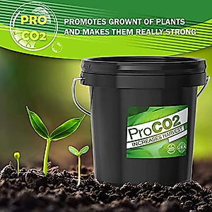 CO2 for Indoor Grow Tent - Ready to Use - Carbon Dioxide Boost for Indoor Grow Rooms - from Sprouting to Vegetative Growth Through Flowering - One XL Bucket Covers up to an 3'x3’ Tent