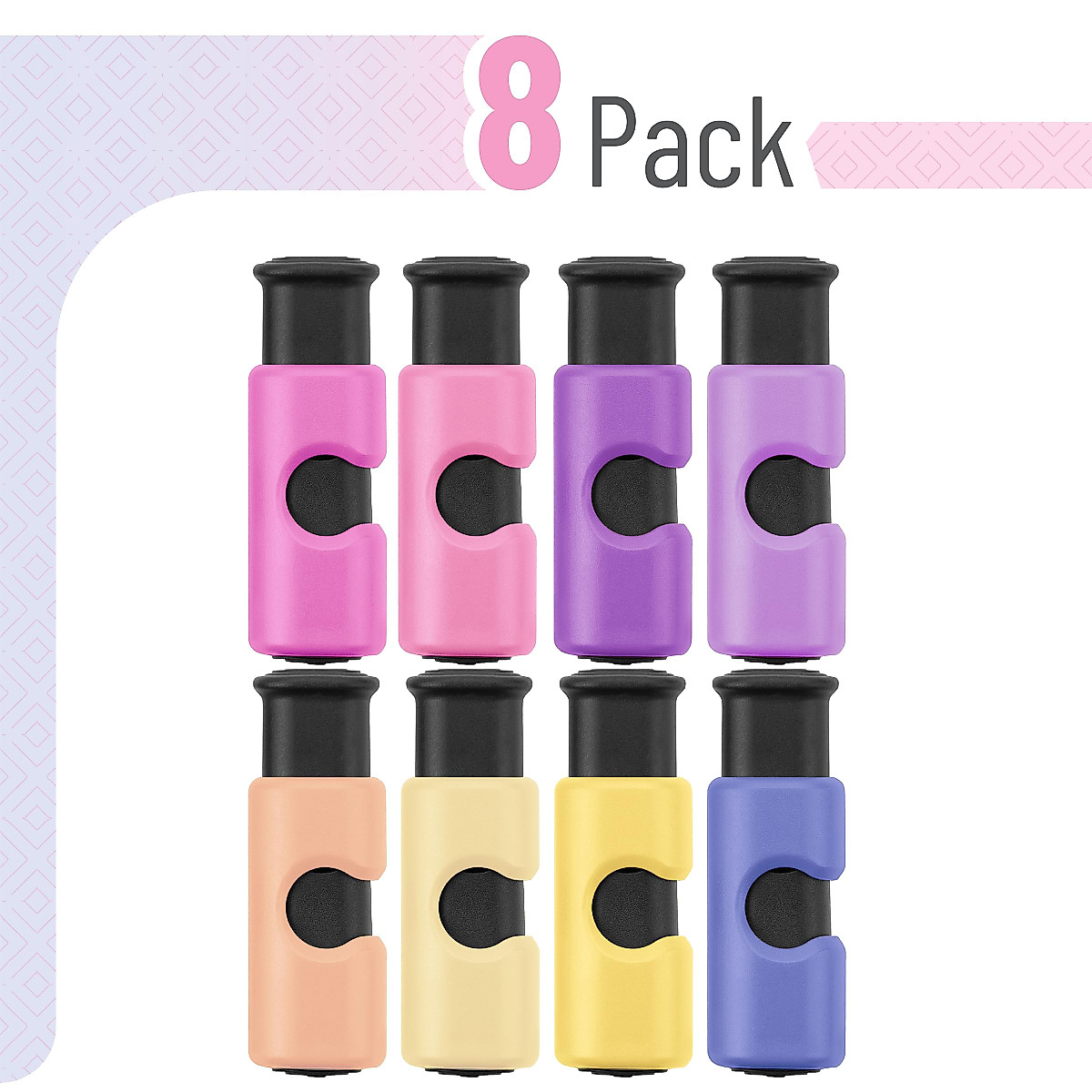 Mr. Pen- Squeeze and Lock Bread Bag Clips, 8 Pack, Squeeze and Lock Bread Clips, Bag Clips for Food Storage, Clips for Food Packages, Snack Clips, Bag Clips 8 Pack Squeeze and Lock