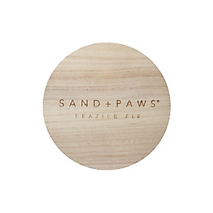 Sand + Paws Scented Candle - Frazier Fir – Additional Scents and Sizes – 100% Cotton Lead-Free Wick - Luxury Air Freshening Jar Candles - Perfect Home Decor – 23oz