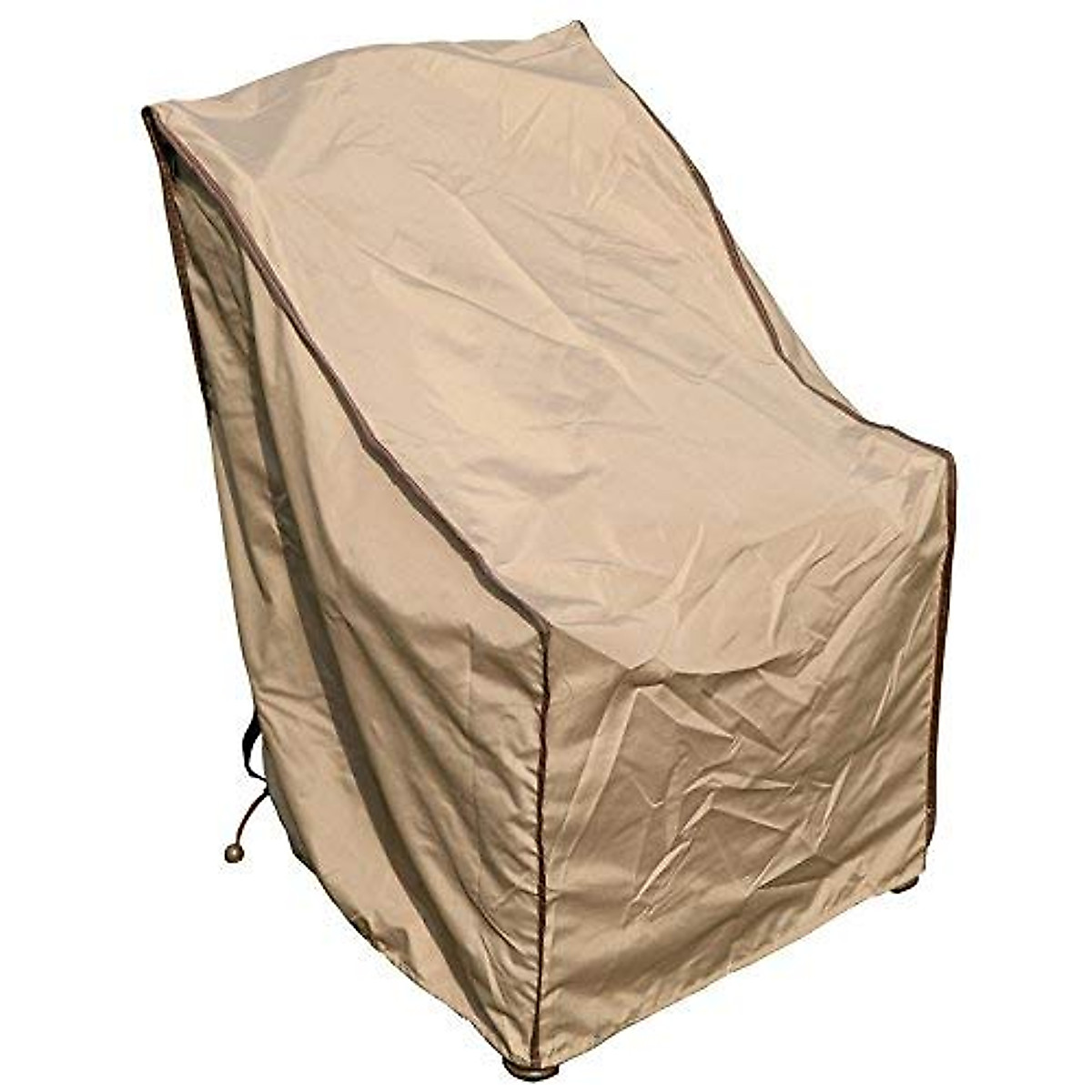 SORARA Single Porch Leisure Chair Cover Outdoor Patio Furniture Cover, Water Resistant, 31'' L x 27.5'' W x 40'' H, Brown