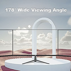 Kenowa Computer Monitor 24 Inch IPS Full HD 1080P Monitor 75Hz 100% sRGB PC Monitor HDMI VGA Port VESA 75 * 75mm Desktop Monitor, for Computer/Laptop/PS4/5/Switch/Xbox Black