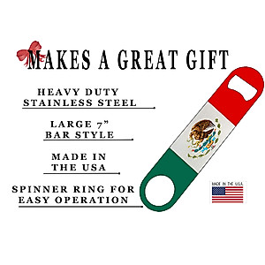 Mexico Mexican Flag Speed Bottle Opener Heavy Duty Gift Idea