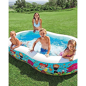 Intex Pool Snorkel Fun Swim Centre Pool,103 inch X 63 inch X 18 inch, for Ages 3+