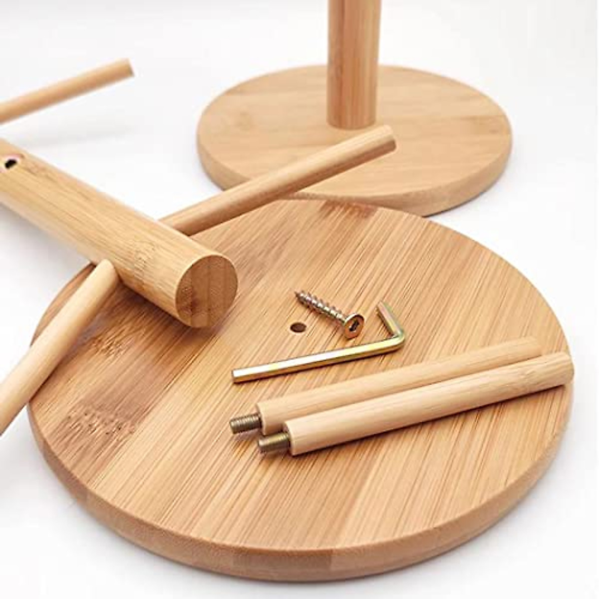 TREES & BREEZE Mug Holder, Coffee Cup Holder for Counter, Mug Tree, Wooden Mug Stand