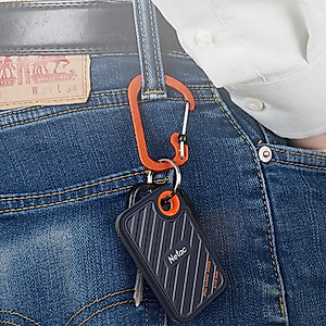 Netac 1TB Extreme Portable NVMe SSD Up to 2000MB/s Read 1700MB/s Write Speed USB 3.2 Gen.2 Business Travel Drive Essential External Solid State Drives Supports Win to Go, ZX20