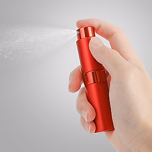 Saiveina 8ml Travel Perfume Atomizer Bottles Refillable, Mini Fragrance Bottles for Perfume, Empty Cologne Sprayer Pocket Perfume Dispenser(4 Pack)