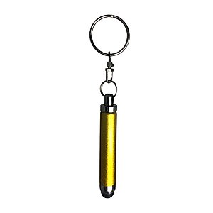 BoxWave Stylus Pen for Lockly Secure Plus (Stylus Pen Bullet Capacitive Stylus, Mini Stylus Pen with Keyring Loop for Lockly Secure Plus - Bronze