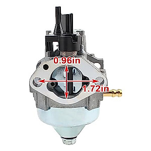 CARBBIA 16100-Z8B-901 Carburetor Compatible with Honda Fits Specific GCV160LA0 GCV160LA1 Engines HRR216K10 HRR216K11 HRR216K9 HRS216K5 HRS216K6 HRS216K7 Lawnmowers Shut Off Valves Choke Control