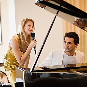 Geekria for Creators Foam Windscreen Compatible with Shure SM57-LCE, PGA81-LC, Microphone Antipop Foam Cover, Mic Wind Cover, Sponge Foam Filter (Black / 2 Pack)