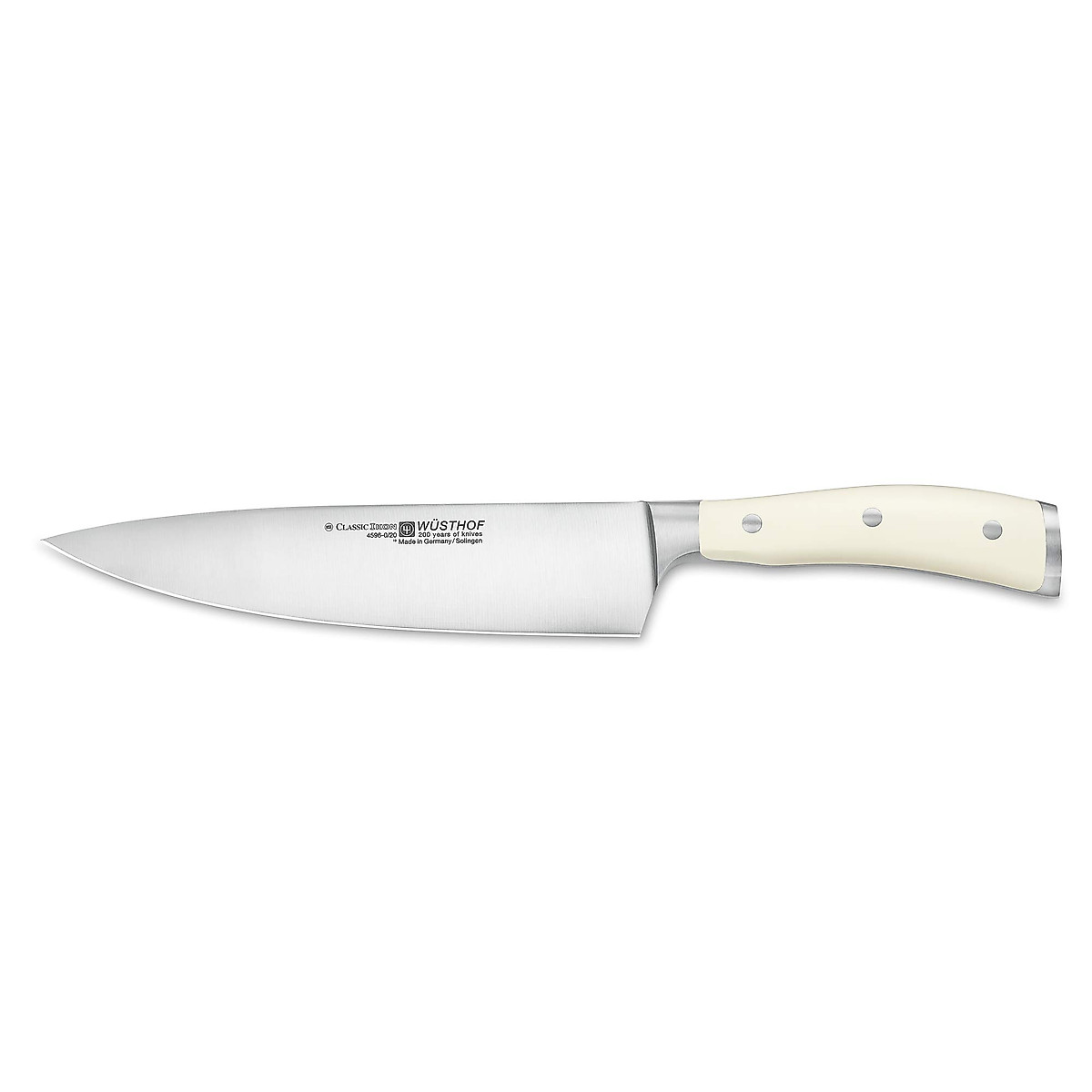Wusthof 4596-6/20 Classic Ikon 8-Inch Cooks Knife, White
