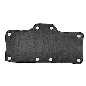 Dark Gray Sweatband for Hardhat Washable Velvet Terry Cotton Hard Hat Liner NAEE snap on (3pcs)