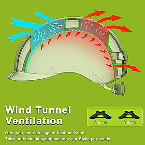 BASE CAMP BC-019 Adult Bike Helmet with Rechargeable Rear Light for Men & Women, Safety Certified Adjustable Urban Stylish Bicycle Helmet for Commuting, Skateboard, Scooter, Ebike