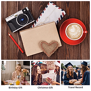 4K Digital Camera, Photography Autofocus 48MP YouTube Vlogging Camera, 16X Digital Zoom Video Camera Anti-Shake with 32GB Micro Card, Compact Point and Shoot Travel Cameras for Gifts(Black)