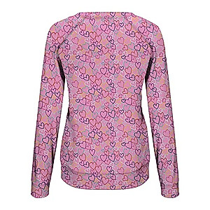 Valentines Outfits for Women New Years Eve Party Supplies Stocking Stuffers for Teens Long Sleeve Shirts for Women Pink