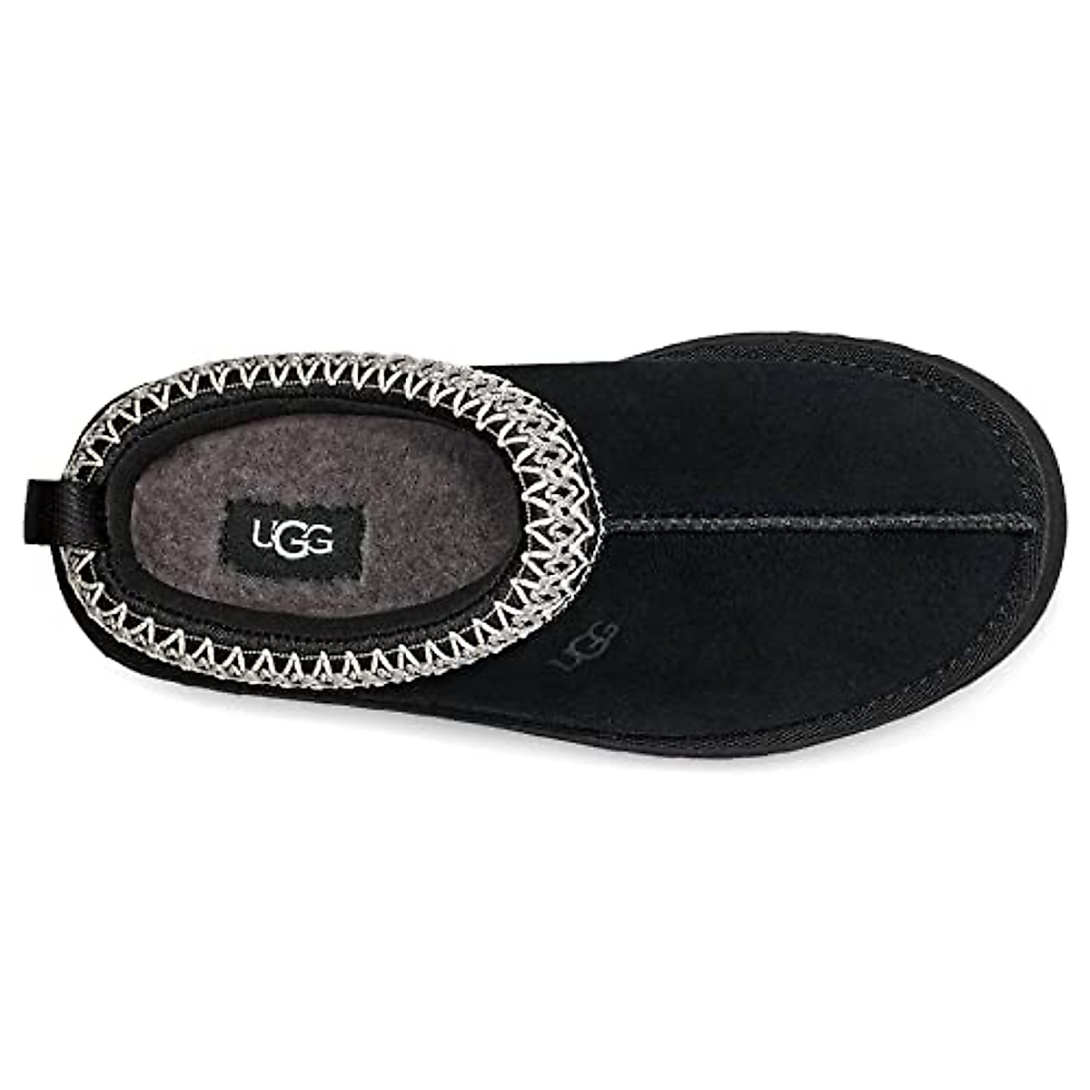 UGG Unisex-Child Tazz Slipper, Black, 2