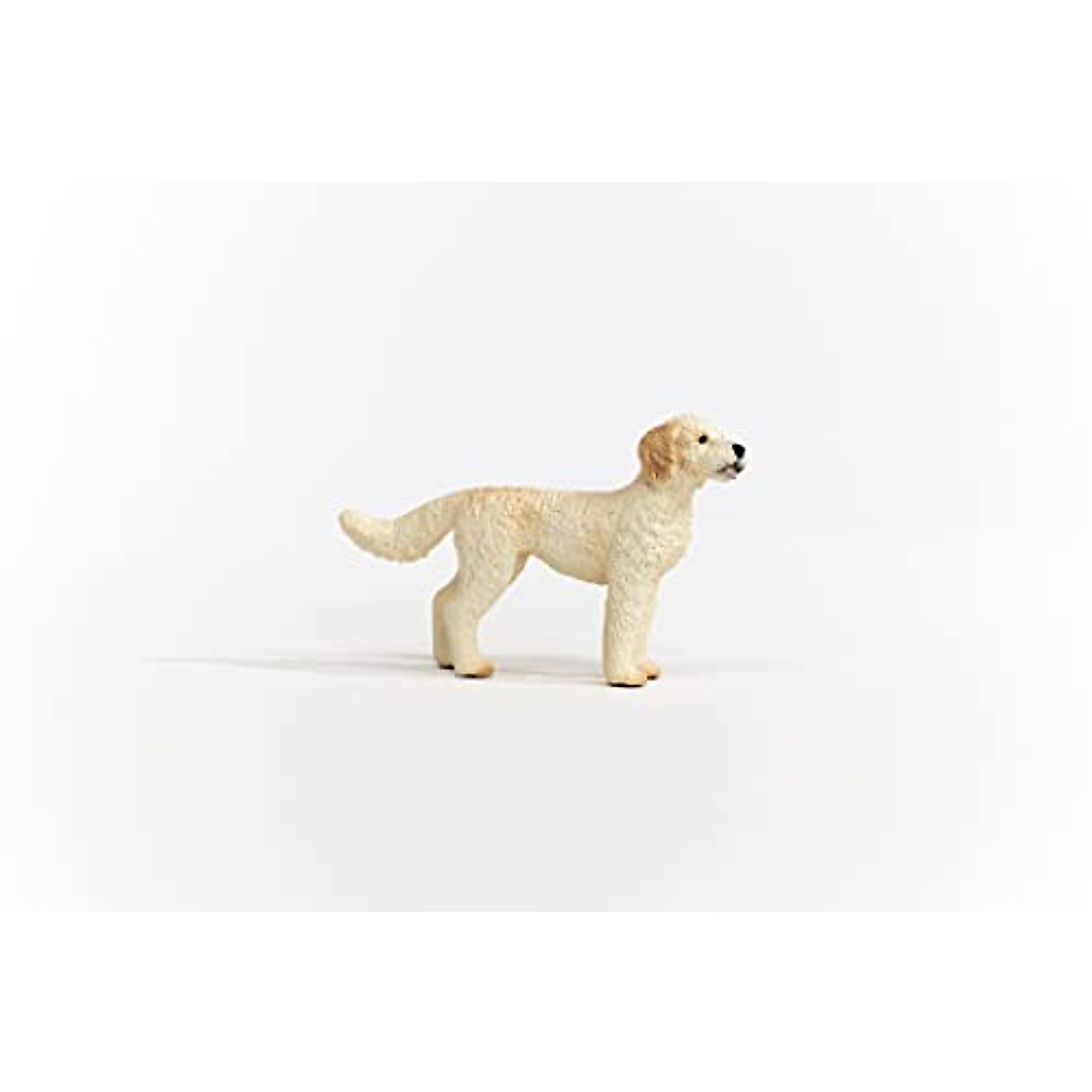 Schleich Farm World Goldendoodle Dog Figurine - Highly Detailed and Durable Animal Toy, Fun and Educational Play for Boys and Girls, Gift for Kids Ages 3+