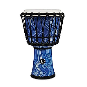 Latin Percussion World Collection Circle Djembe (LP1607BM) Blue