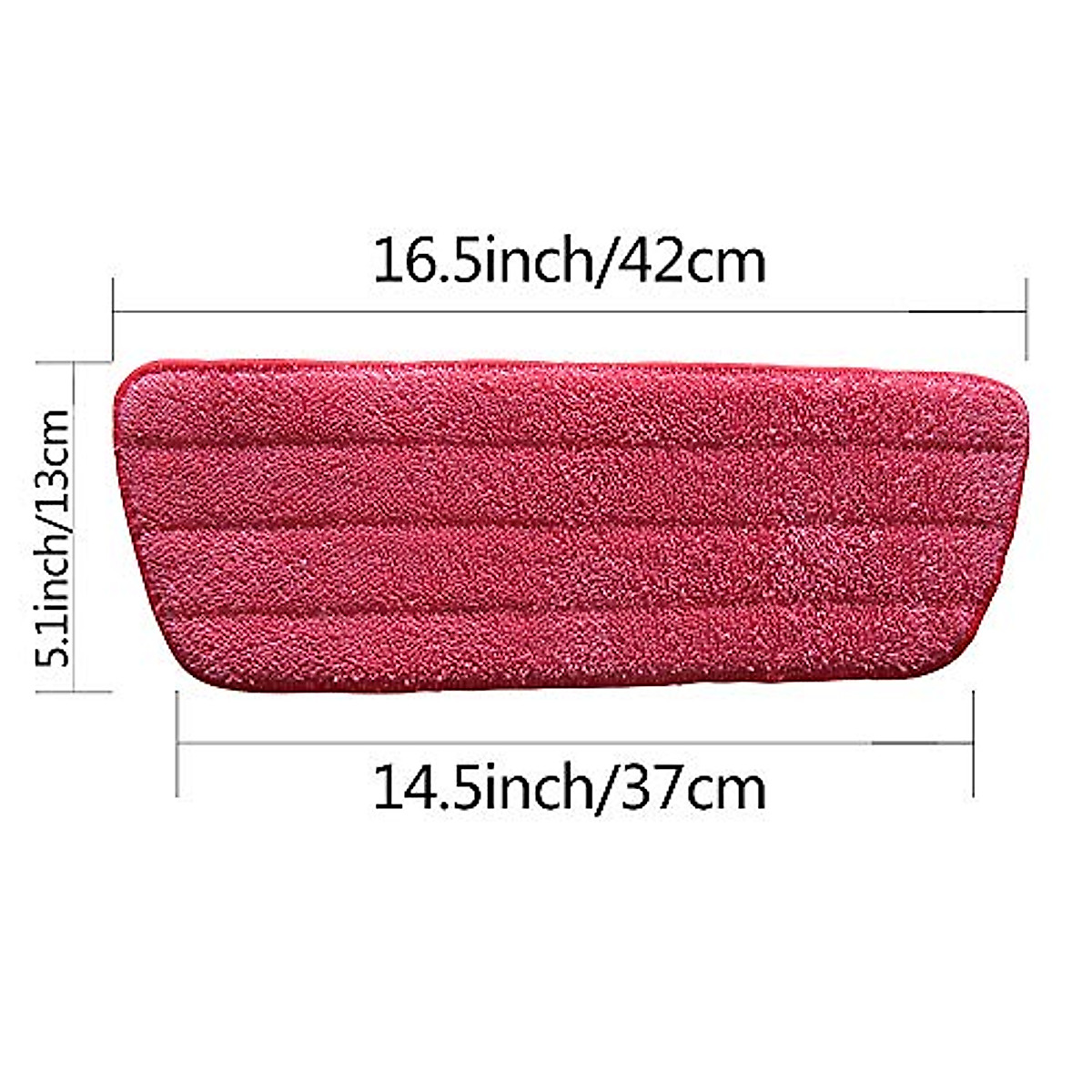 Microfiber Spray mop Replacement Blade/Microfiber mop Replacement Wet/Dry mop Cleaning pad from re-up Compatible BONA Floor Care System 4 Packs