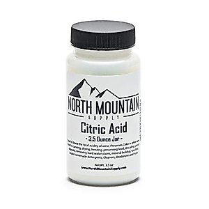 North Mountain Supply - CA-3.5oz Pure Food Grade Citric Acid - 3.5 Ounce Jar