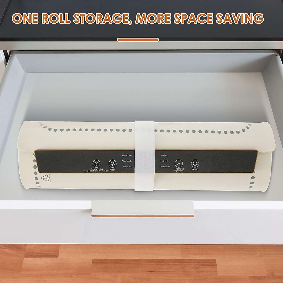 Tempmaster Adjustable Warming Tray, Temp Master Warming Tray, Miller Market Electric Food Warming Mat Dish Warming Mat, Adjustable Food Warmer Mat, Electric Food Warmer Mat Warming Pad for Food (1PCS)