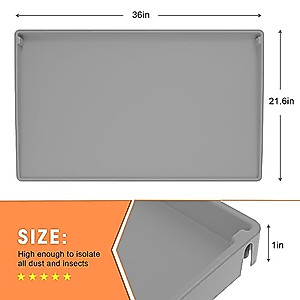 Silicone Griddle Cover for 28" Blackstone Grill -Upgraded Full-Edge Design, Heavy Duty Food Grade Silicone Griddle Mat - All Season Protective Griddle Top Cover for Blackstone Grill