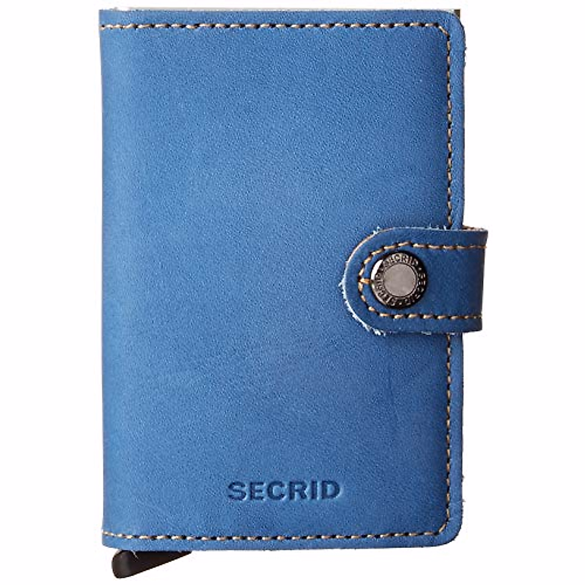 Secrid Mini Wallet Genuine Leather Indigo 3 Safe Card Case max 12 cards