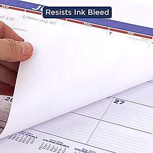 AT-A-GLANCE 2023 Wall & Desk Calendar, 11" x 8", Small, Monthly, Clear Cover Vinyl Holder (SK800)